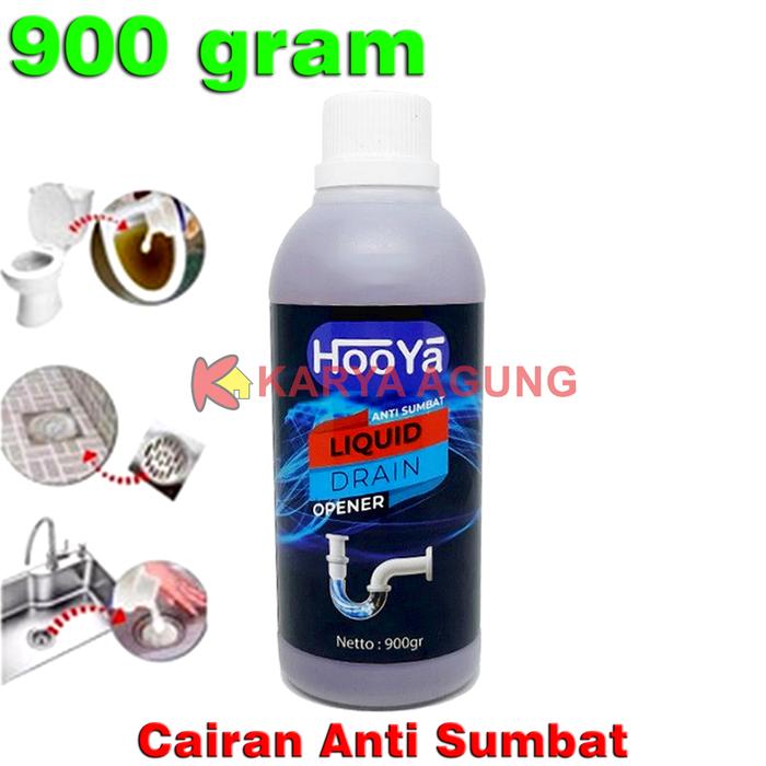 Jual HOOYA Liquid Drain 900gr Cairan Anti Sumbat Soda Api Cair Pipa ...