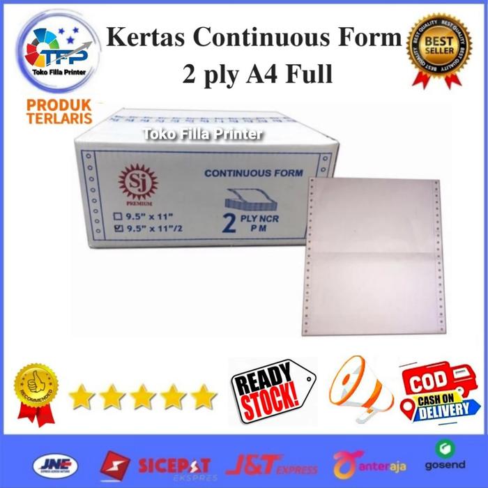 Jual Kertas Continuous Form 2 ply A4 Full - Jakarta Pusat - RAY PRINT ...