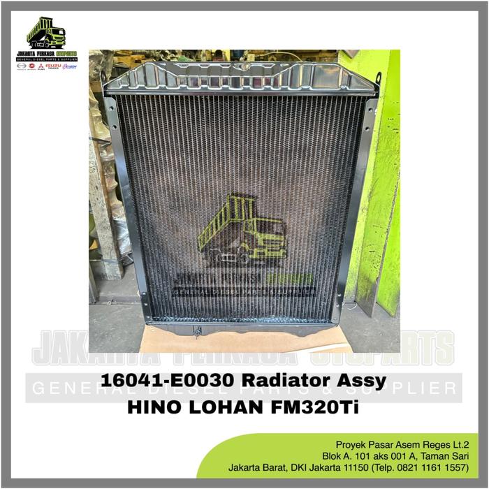 Jual 16041-E0030 RADIATOR ASSY HINO LOHAN FM320Ti ADR ASLI - Jakarta ...