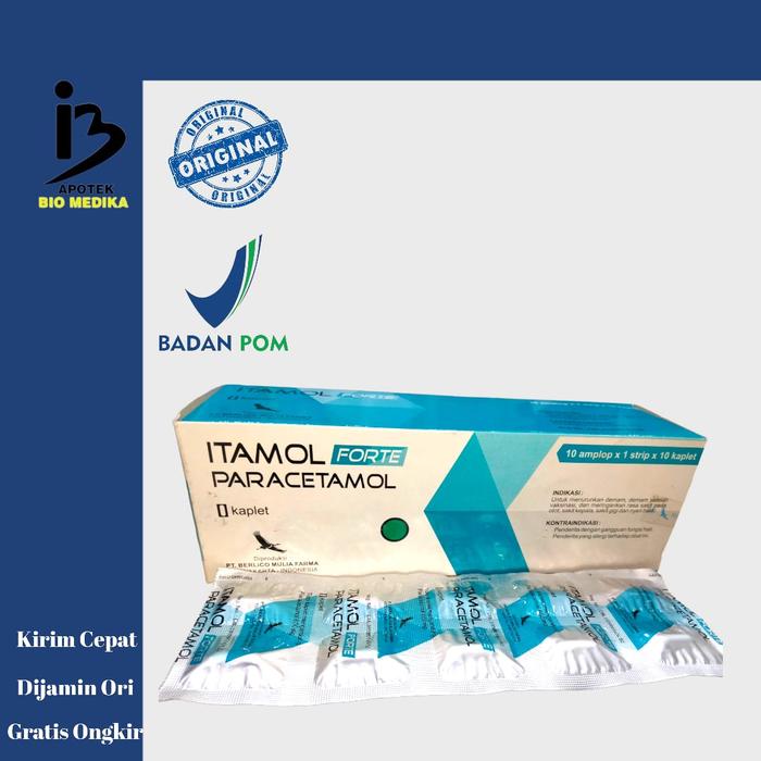Jual itamol forte 650mg box - Kab. Bandung - Apotek Bio Medika Soreang ...