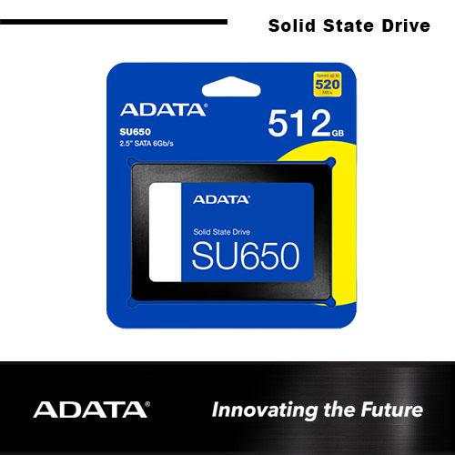 Promo SSD ADATA SU650 512GB - SSD SATA 3 / SSD SATA III - SSD 2.5 inch Cicil 0% 3x - Jakarta ...