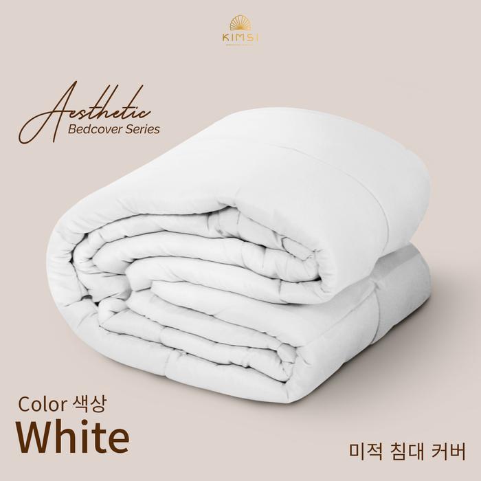 Jual Selimut Quilting Hotel Aesthetic Premium Katun Polos Ukuran 150/ ...