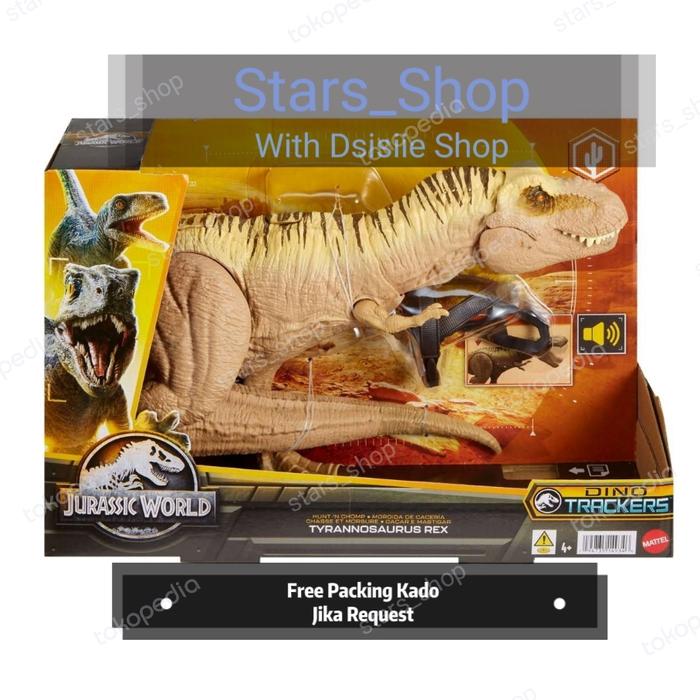 Jual Jurassic World Dino Tracker Hunt N Chomp Tyrannosaurus Rex