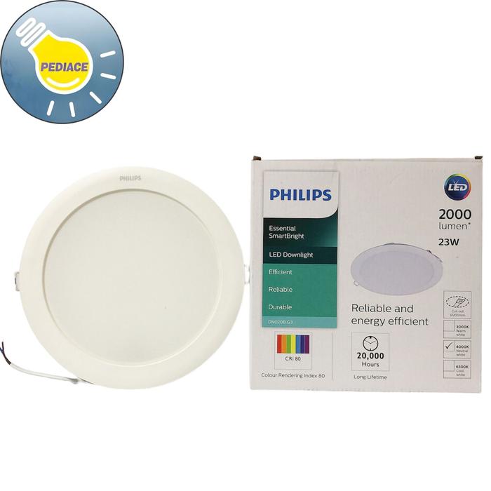 Jual Lampu LED Downlight 23W PHILIPS DN020B G3 2000lm Neutral White ...