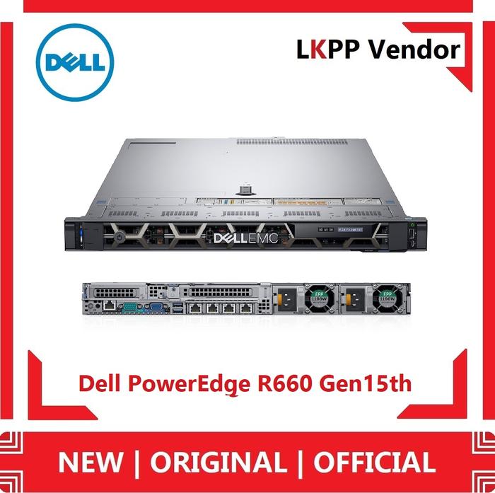 Jual DELL PowerEdge R660 (Dual Xeon Gold 6430, 128GB, 7.68TB SSD ...