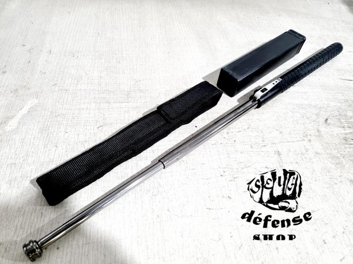 Jual Automatic Baton Stick Solid Titanium Steel 26 inch -Self Defense ...