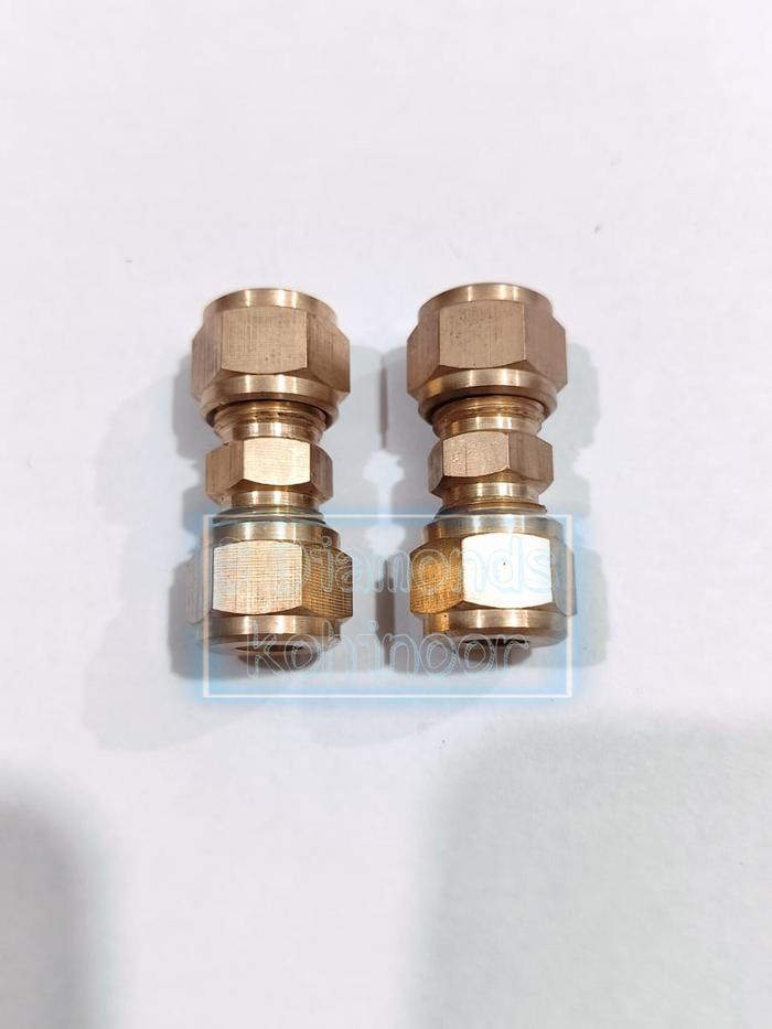 Jual UNION CONNECTOR BRASS/KUNINGAN 6MM UNION PIPA TEMBAGA 6MM - Kota ...