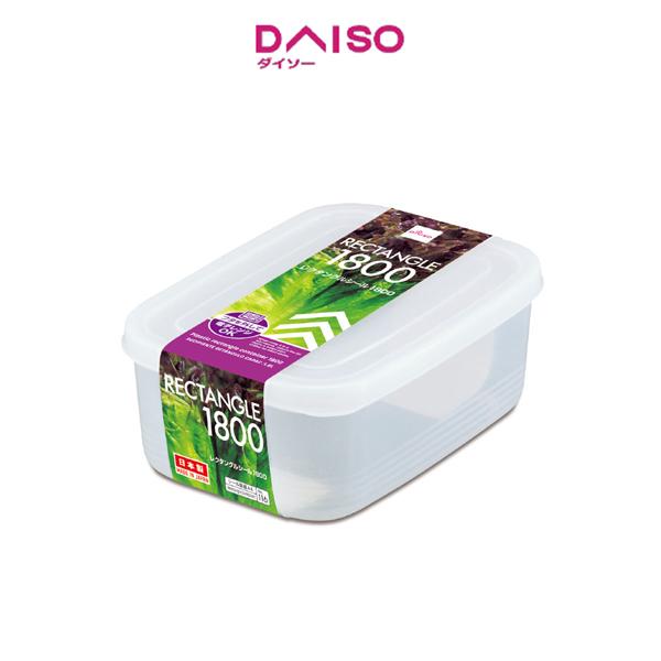 Jual Daiso plastic rectangle container 1.8 L - Jakarta Selatan - DAISO ...