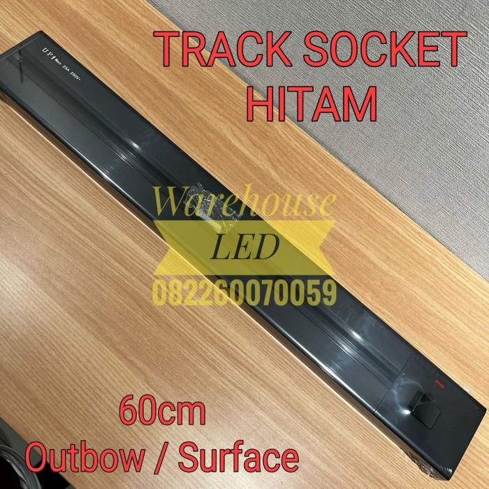 Jual Stop Kontak Meja Rell Track Socket Rel Inbow Outbow Silver Hitam ...