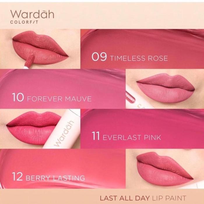 Jual Re@diy Wardah Colorfit Last All Day Lip Paint Transproof / Wardah ...