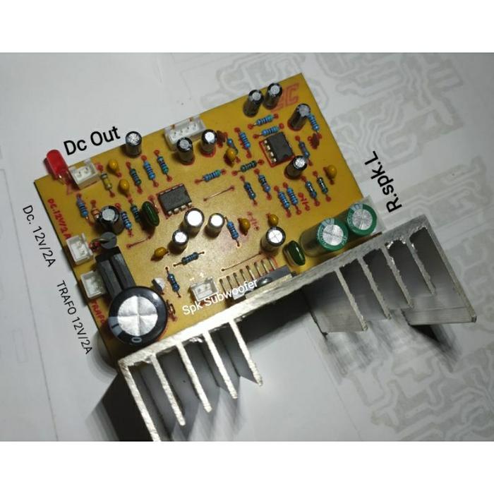 Jual Kit Ampli simbadda 12V 2.1 cannel, TDA 7375, 17watt 2x plus 35 watt su - Jakarta Pusat ...