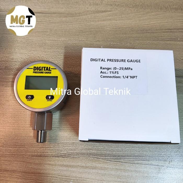 Jual Digital Pressure Gauge / Alat Ukur Tekanan 0 - 60Bar/Kg f/cm2 ...