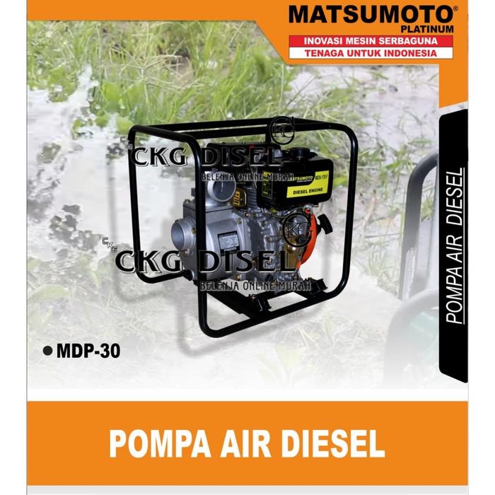 Jual Pompa Alkon Solar 3 Inch / Diesel Water Pump Matsumoto MDP30 MDP 30 - Kab. Tangerang - Ckg ...
