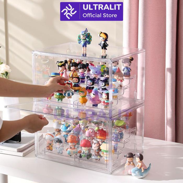 Jual ULTRALIT Stairs Display Transparent Acrylic Action Figure Stand 4 ...