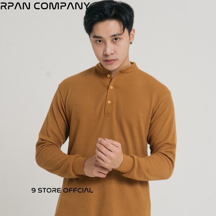 Jual Hem Polos Pria Bahan Elastis Tidak Terawang Slimfit Tangan Panjang ...