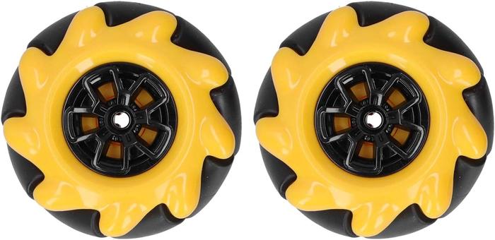 Jual 2pcs Mecanum Wheel 80mm Roda Smart Car Robot Omni Directional ...