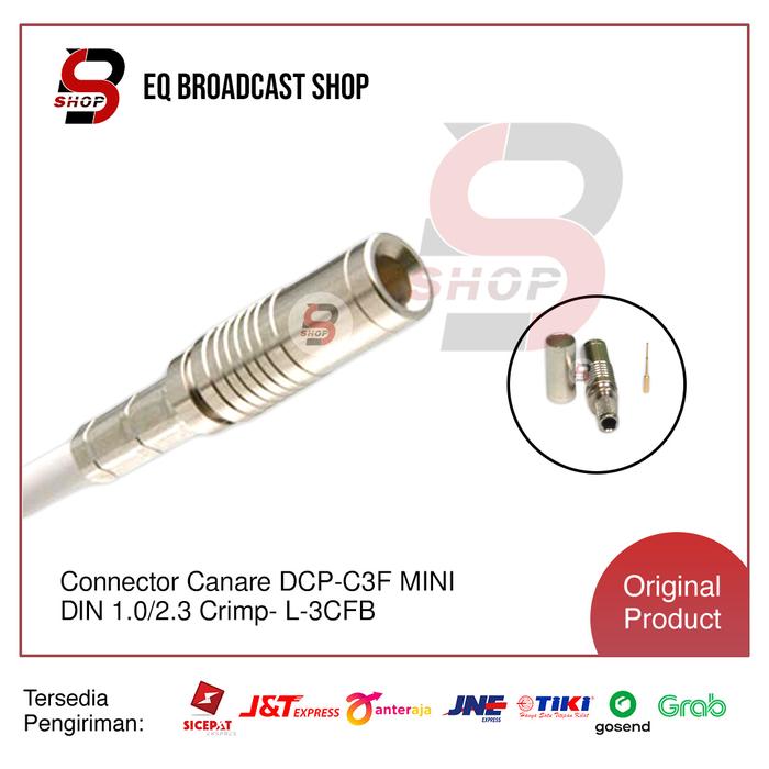 Jual Connector Canare DCP-C3F MINI DIN 1.0/2.3 Crimp- L-3CFB - Kota ...