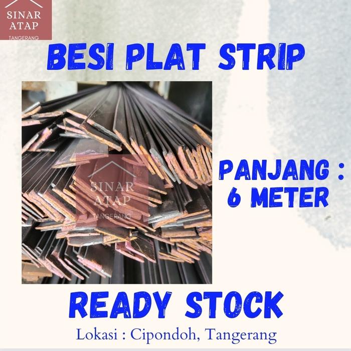 Jual BESI PLAT STRIP 5x50 lebar 5cm tebal 5mm panjang 6 Meter full ...