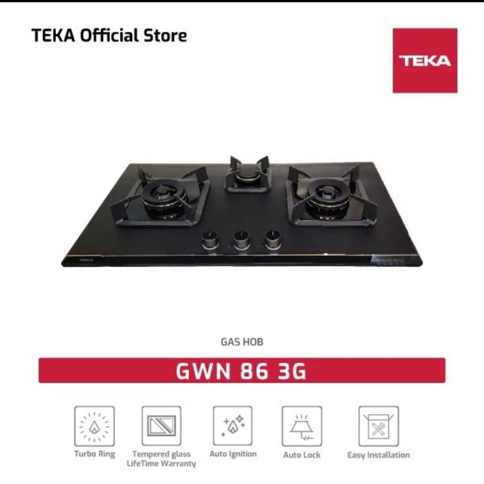 Jual Kompor Tanam Gas Teka GWN 86 3G Black Matt - Kota Denpasar - Teka ...