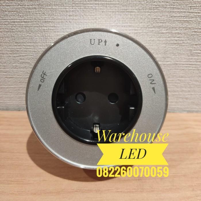 Jual Stop Kontak Meja Rell Track Socket Rel Inbow Outbow Silver Hitam ...