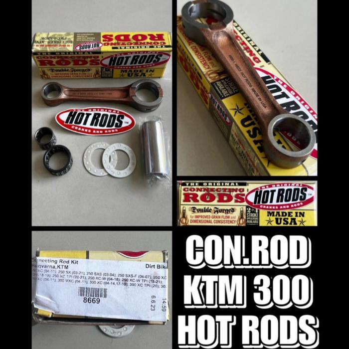 Jual HOT RODS CONECTION ROD KTM 250/300 SETANG PISTON KTM - Kota ...