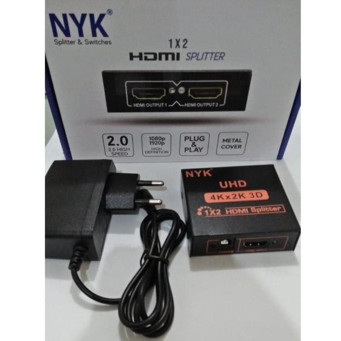 Jual HDMI Splitter NYK 2 port - Kab. Bandung - Partner Komputer Bandung | Tokopedia