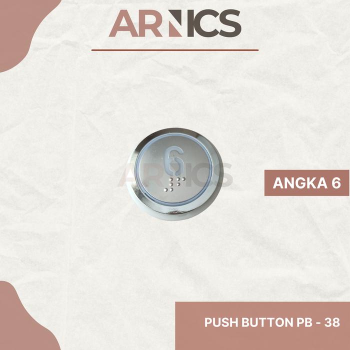 Jual Push Button PB-38 Biru / Elevator Push Button / Push Button Lift ...
