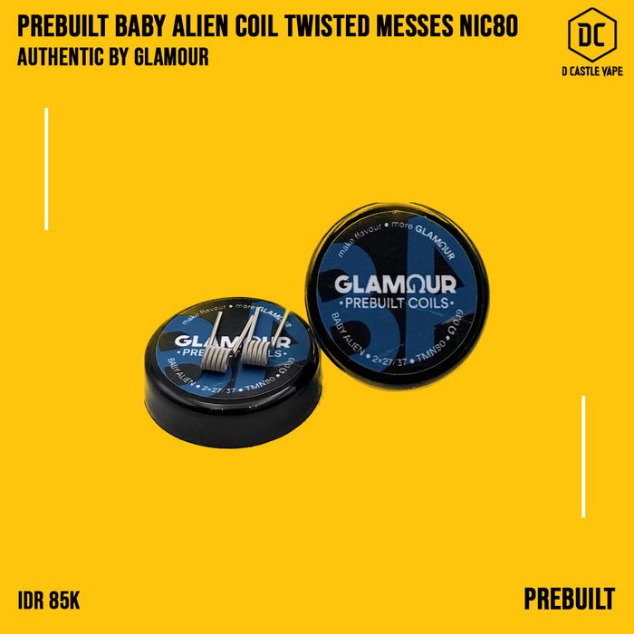 Jual Baby Alien Coil by Glamour Prebuilt Coils 100% Twisted Messes ...