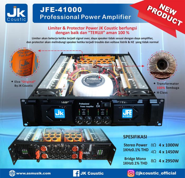 Jual Power JFE 41000 Power Amplifier Jk Coustic JFE-41000 - Jakarta Utara - JK Coustic Official ...