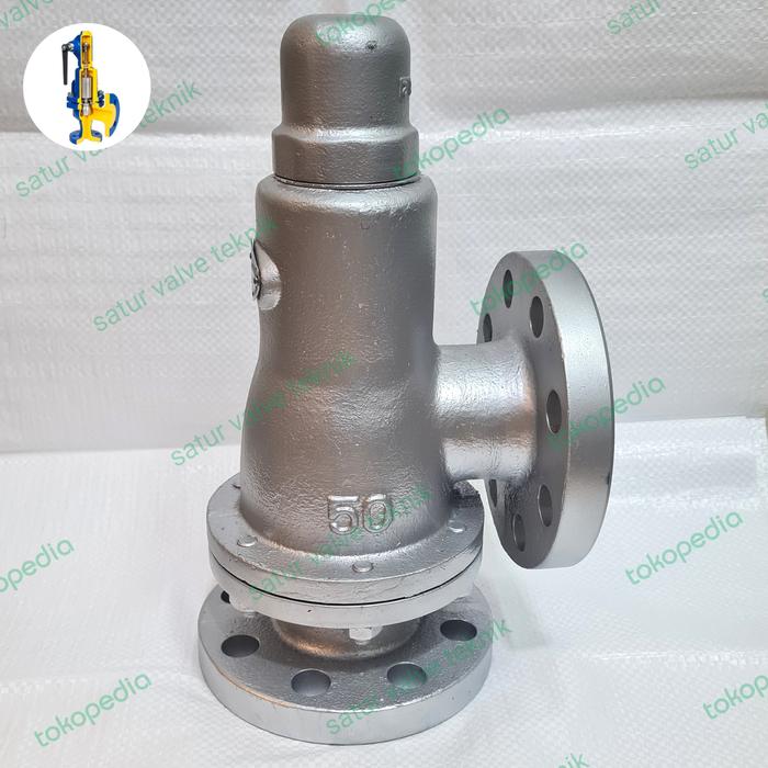 Jual safety valve relief 2" inch DN50 JIS 16K YOSHITAKE flange cast iron - Jakarta Barat - satur ...