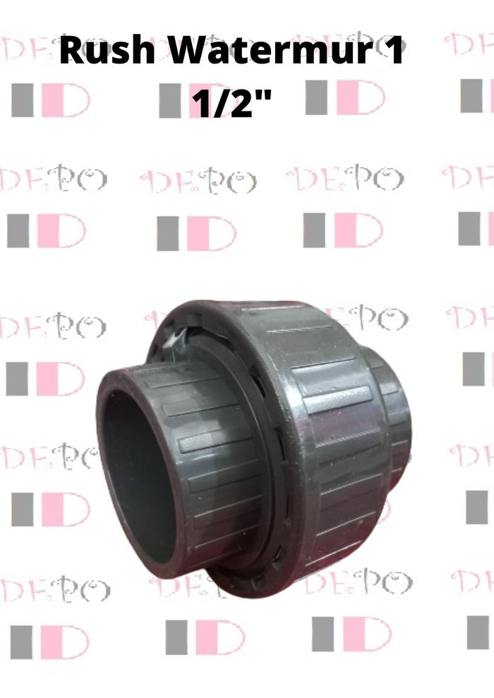 Jual Watermur PVC Water Mur Pompa Plastik Polos Union Fitting - Rush 1 ...