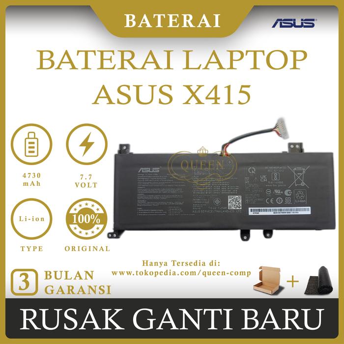 Jual BATERAI LAPTOP ASUS VIVOBOOK X415 X415JA (C21N1818) ORIGINAL ...