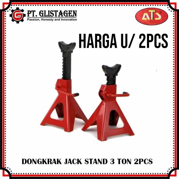Jual Jack Stand 3 Ton Penyangga Tahanan Dongkrak Mobil 2pc ATS ...