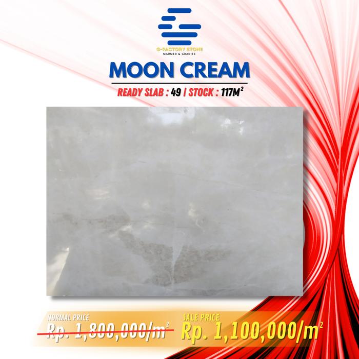 Jual Marmer Cream Lembaran Moon Cream Import Elegan Lantai Promo Murah ...