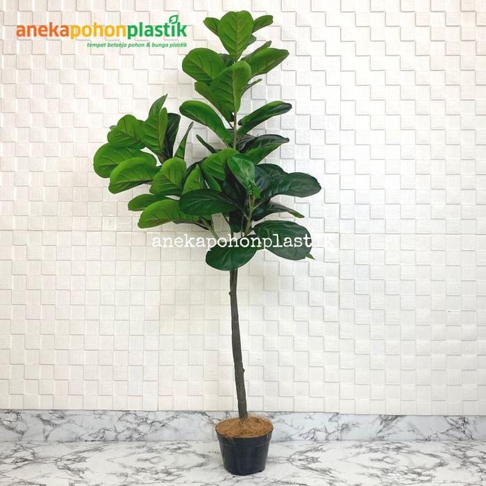 Jual Pohon Imitasi Ketapang X3 T140 Latex Artificial Pot Dasar Dekorasi ...
