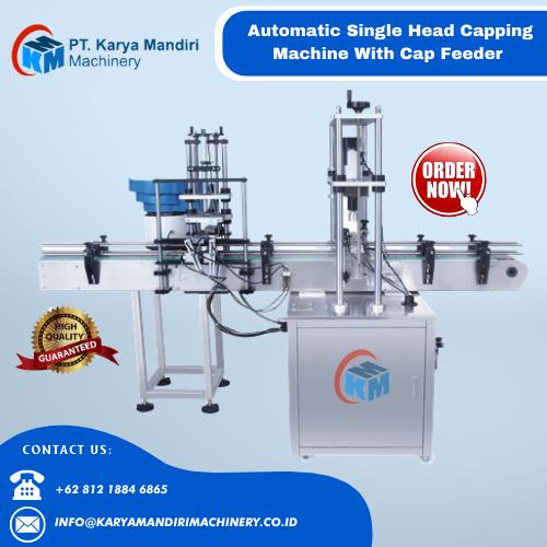 Jual Automatic Single Head Capping Machine With Cap Feeder - Kota Tangerang - Karya Mandiri ...