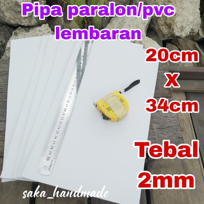 Jual PIPA PARALON/PVC LEMBARAN (20cm X 34cm)TEBAL 2mm - Kab. Demak ...