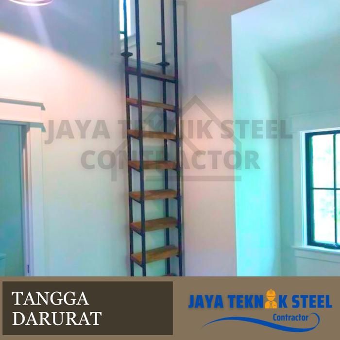 Jual Tangga monyet minimalis tangga darurat tangga besi simple ...