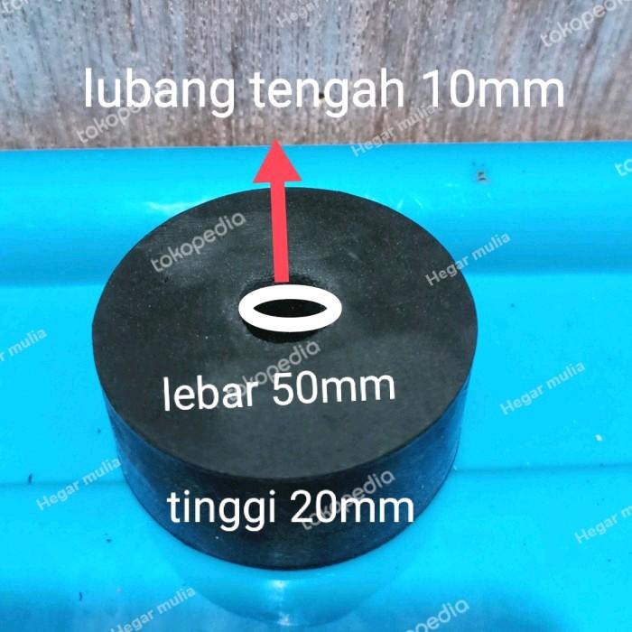 Jual KARET MOUNTING 2cm×5cm atw T20xD50×10mm buat dudukan AC dll ENGINE ...
