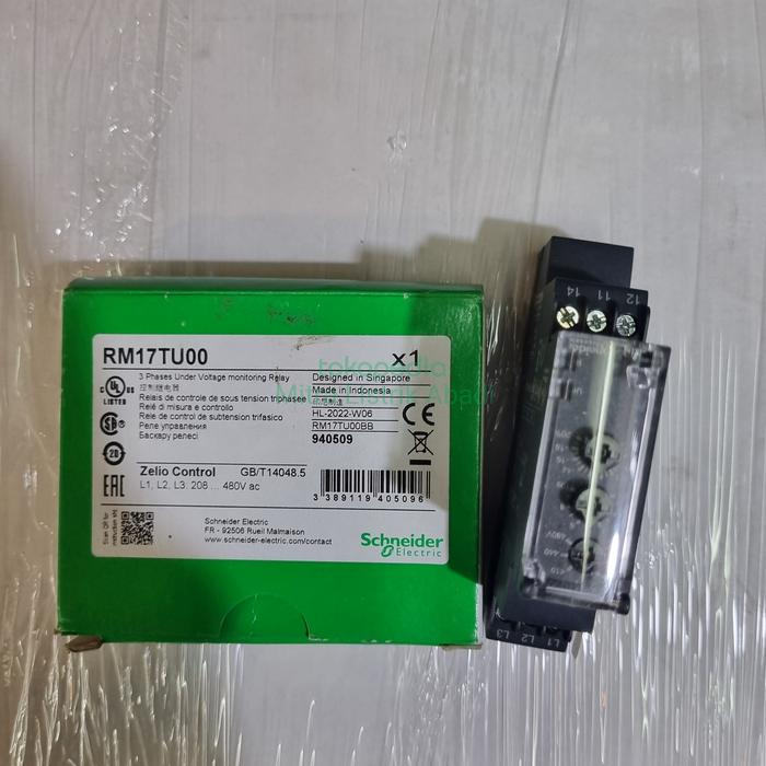 Jual SCHNEIDER RM17TU00 3PHASE UNDER VOLTAGE RELAY - Jakarta Pusat ...
