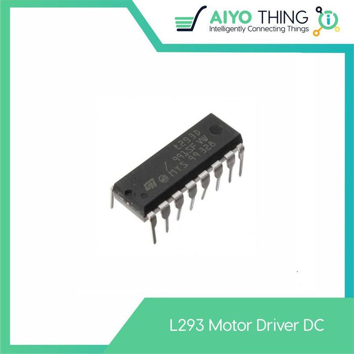 Jual L293 L293D DIP-16 4 Channel Half-H DC Stepper Driver Motor IC ...
