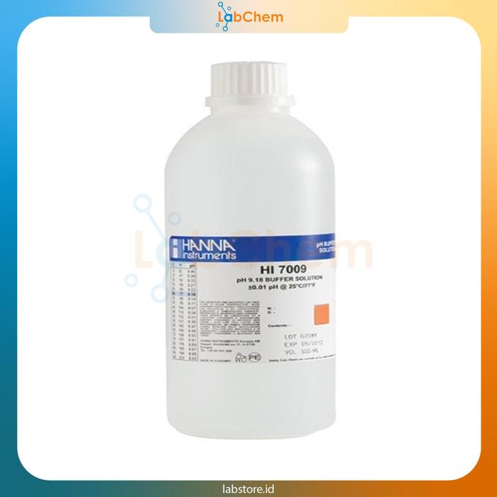 Jual Standar Kalibrasi Buffer Solution pH 9.18 500ml|Hanna HI7009L HI-7009L - Jakarta Utara ...