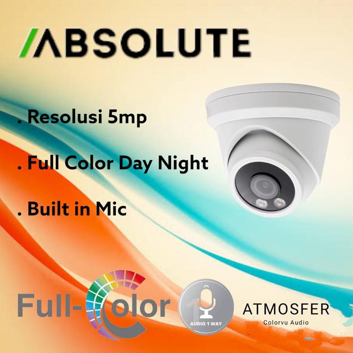 Jual Cctv Indoor 5mp Fullcolor + Mic Absolute Malam Tetap Berwarna Hybrid - Jakarta Barat ...
