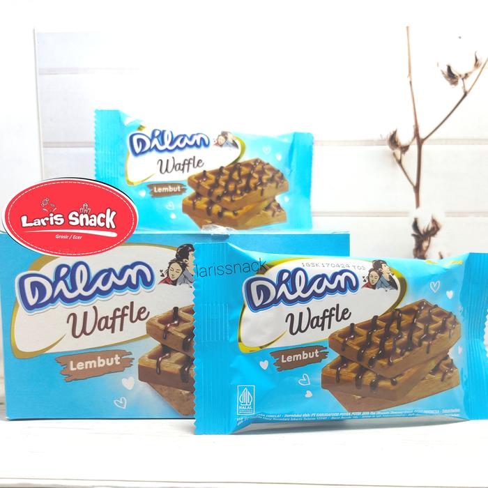 Jual Dilan Chocolate Waffle/Biskuit Cokelat Lembut isi 12 pcs - Jakarta ...