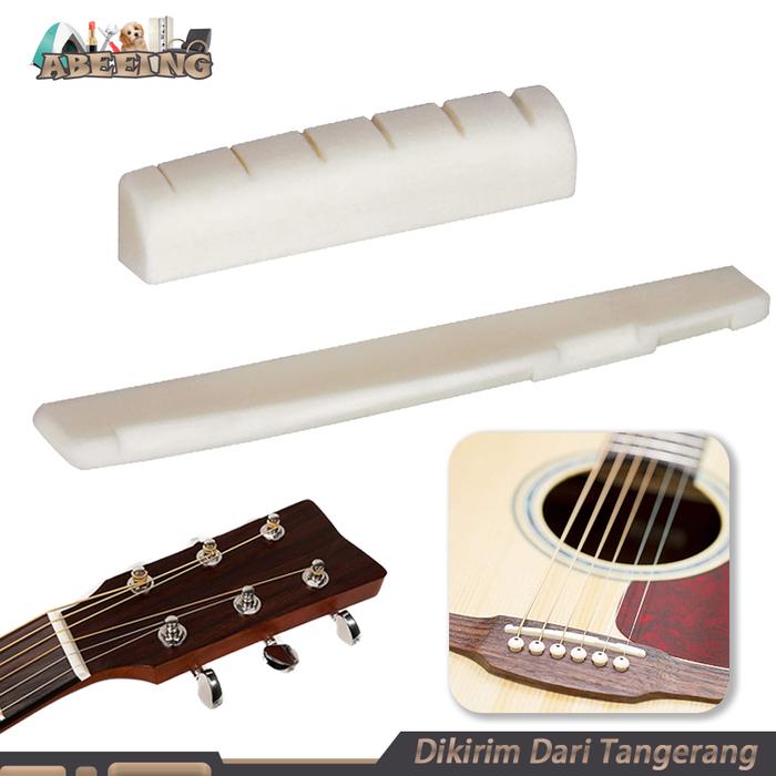 Jual Saddle & Nut Tulang Cow Bone Gitar Akustik dan Klasik Tulang Asli ...