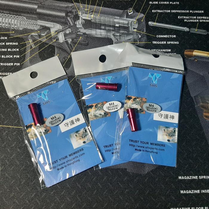 Jual Nozzle M4 AEG - Double O Ring Airtight - Warna Merah - Jakarta Timur - Row - Bee Collection ...