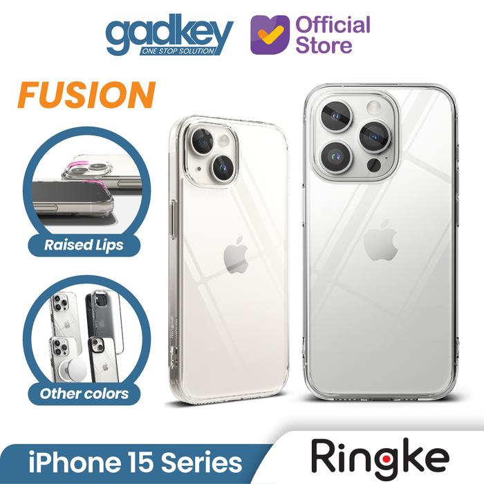 Jual Case iPhone 15 Pro Max Plus Ringke Fusion Casing Slim Clear ...