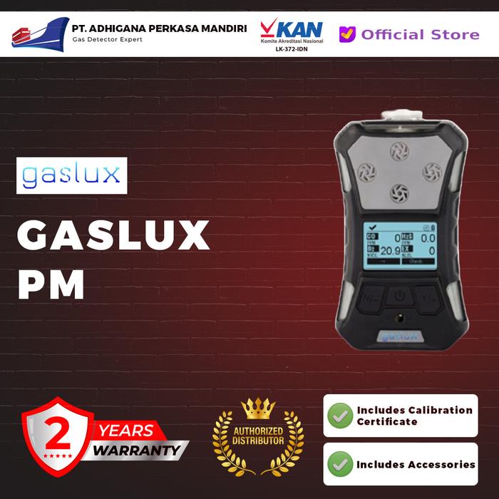 Jual Gas Detector Gaslux PM Multigas with Internal Pump - Include PPN ...