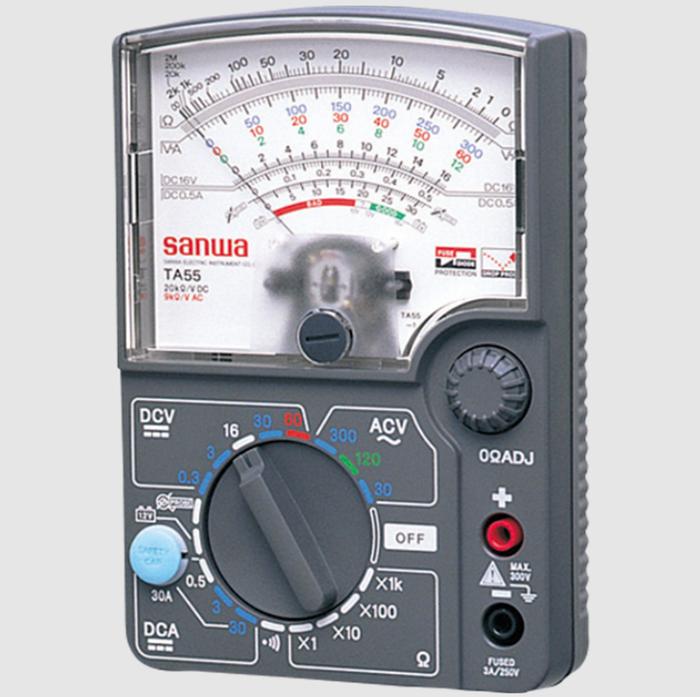 Jual Sanwa TA55 Analog Multimeter 30A for Automotive Avometer TA 55 TA ...