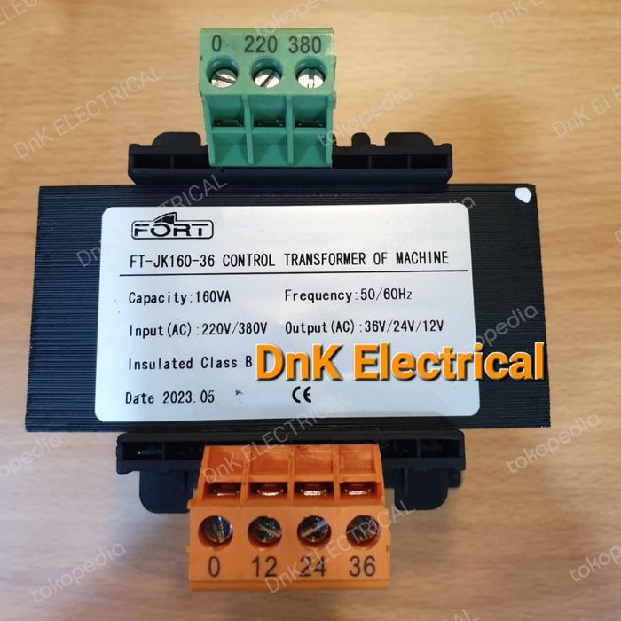 Jual Multi Transformer/Trafo/Travo Step Down 160VA FORT Input 380VAC ...